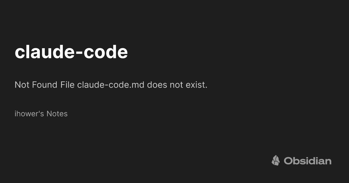 claude-code - ihower's Notes