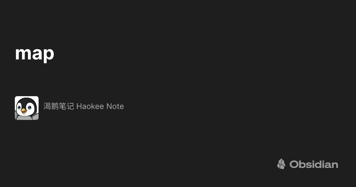 map - 渴鹅笔记 Haokee Note