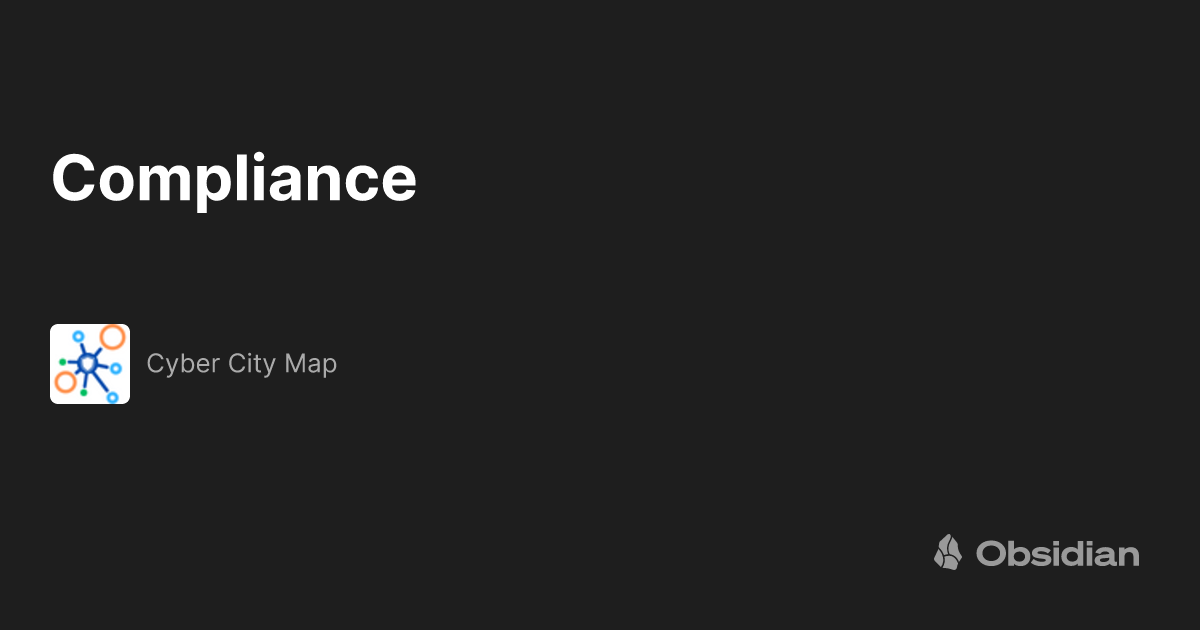 Compliance - Cyber City Map