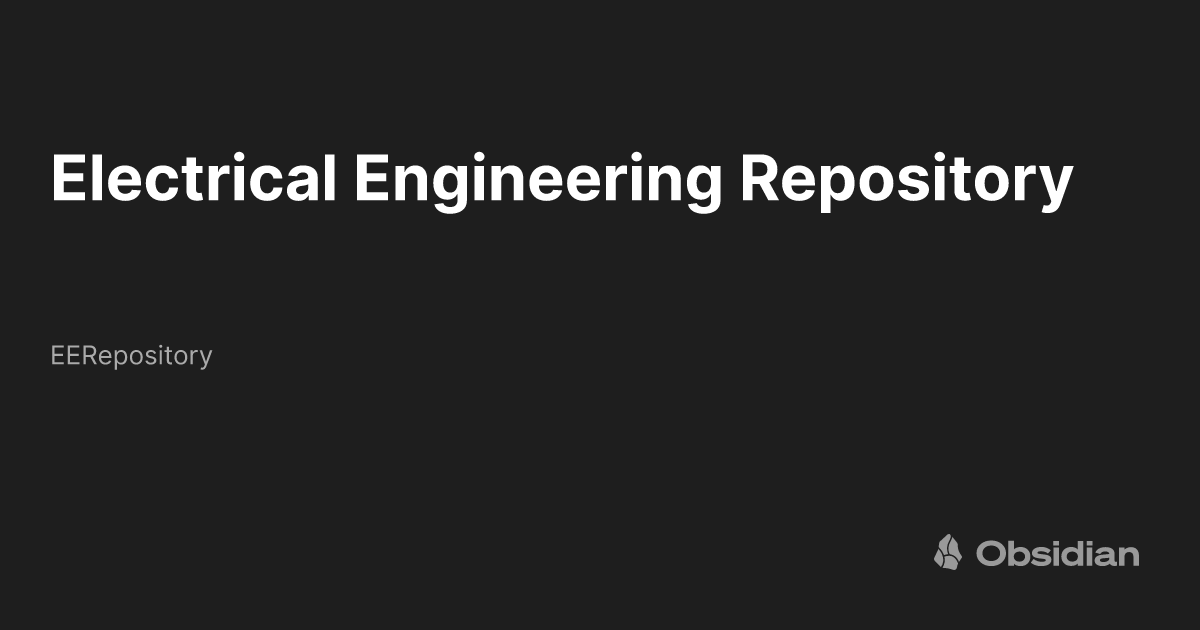 Electrical Engineering Repository - EERepository