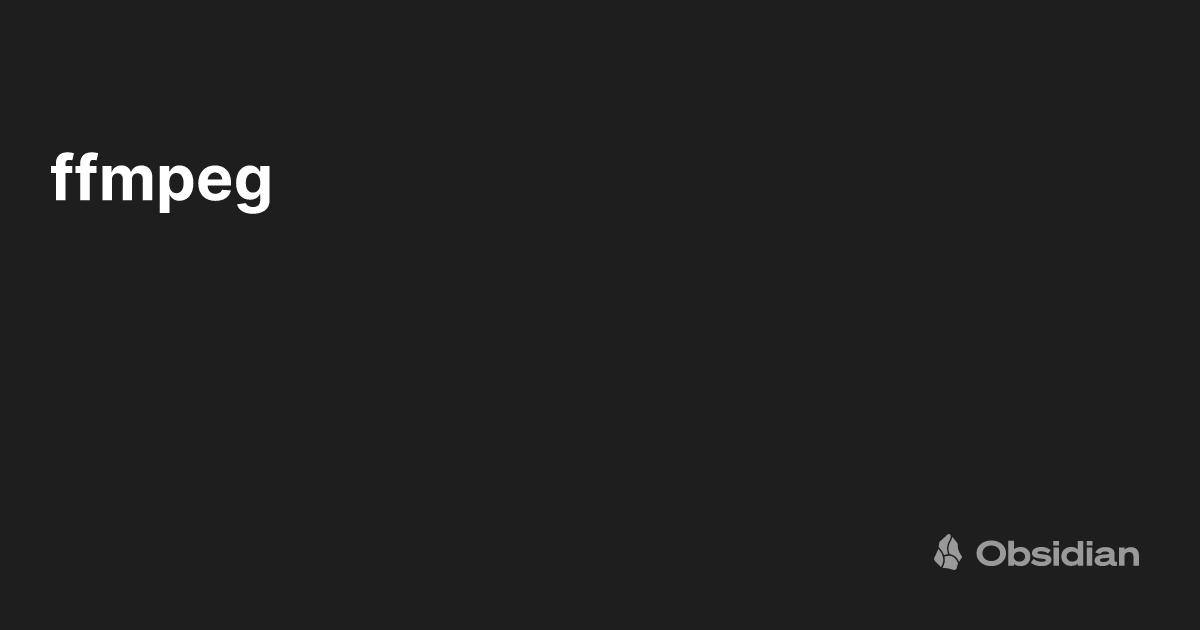 ffmpeg
